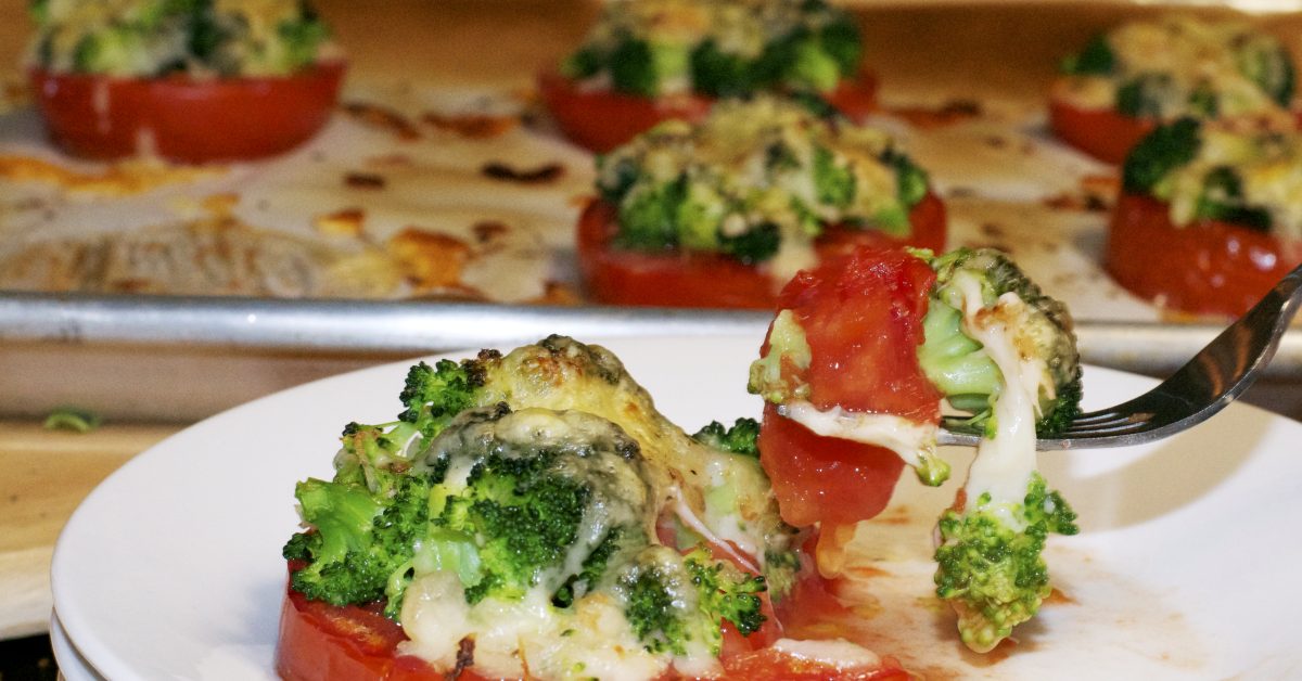 Broccoli Tomato Stacks-What the "Forks" for Dinner?