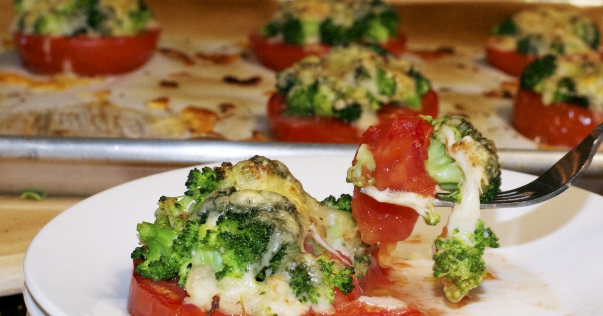 Broccoli Tomato Stacks-What the "Forks" for Dinner?