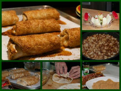 Caramel Apple Burritos -What the "Forks" for Dinner?