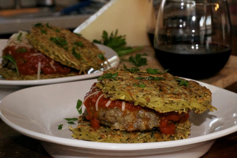 Italian Spaghetti-Meatball Burger-What the"Forks" for Dinner?