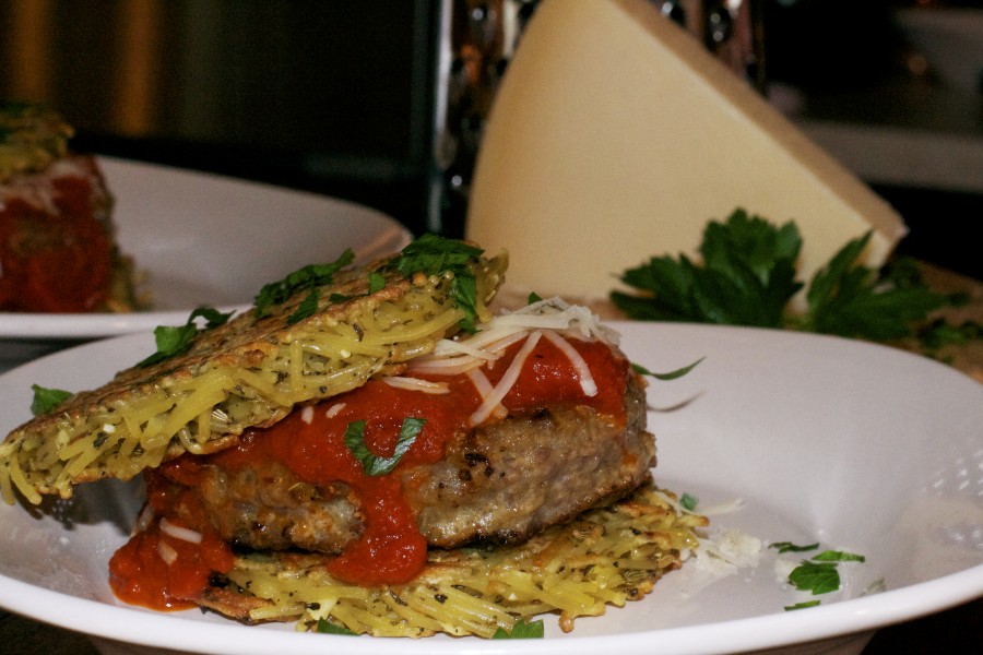 Italian Spaghetti-Meatball Burger-What the"Forks" for Dinner?