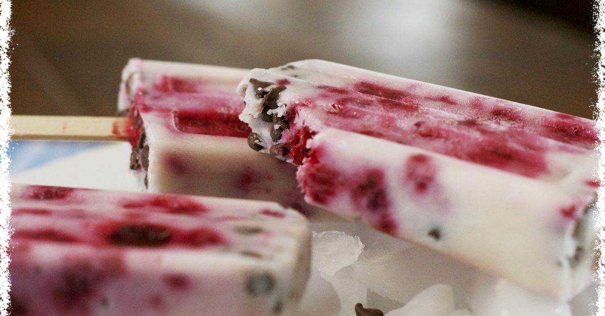 Raspberry Yogurt Popsicle -What the "Forks" for Dinner?