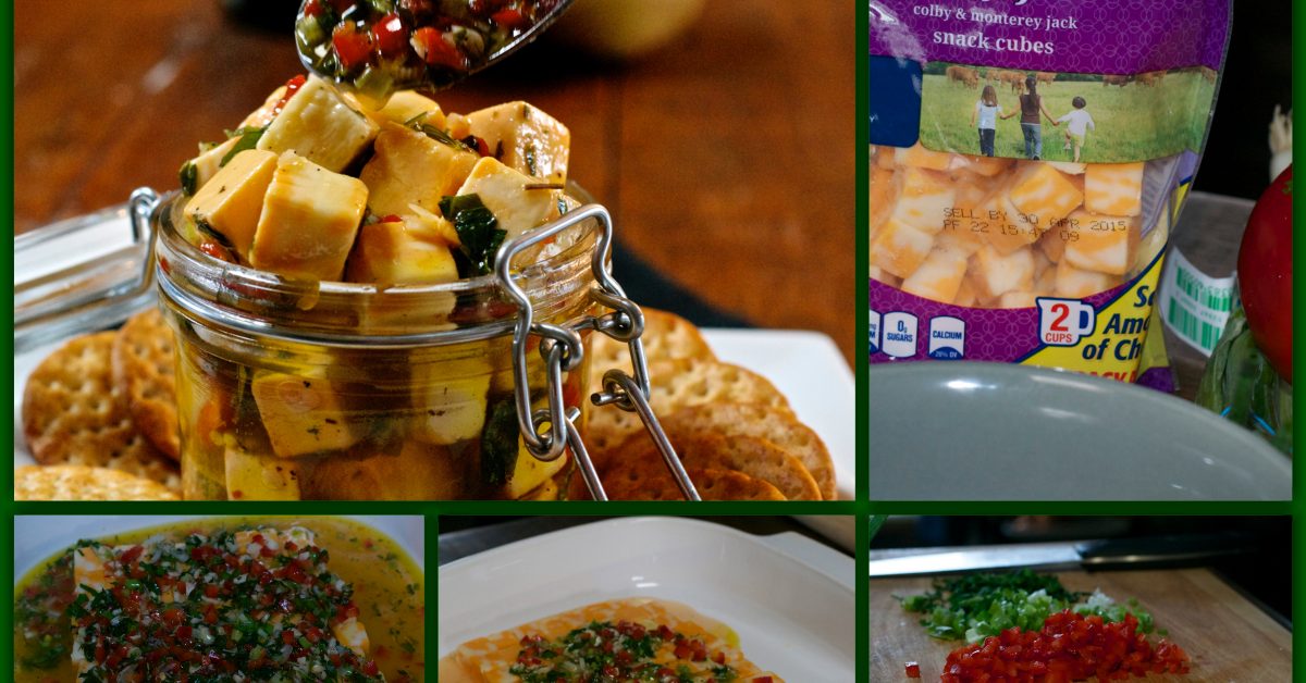 Italian Marinated Cheese - What the Forks for Dinner?