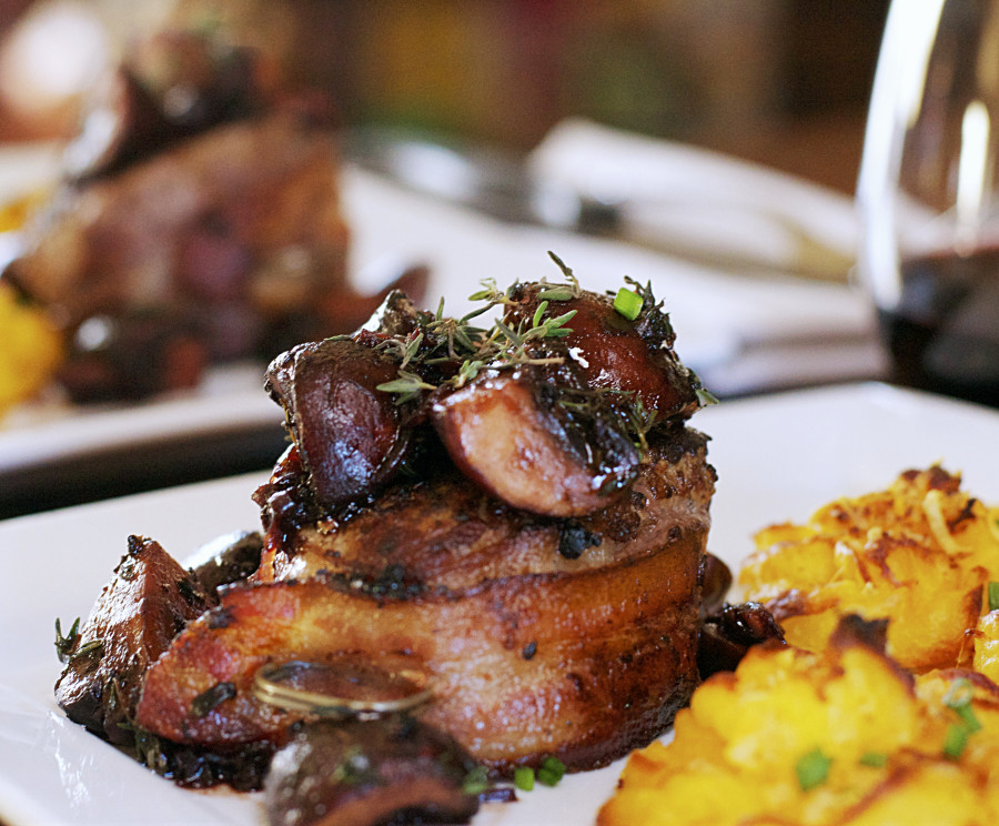 Merlot Mushroom Filet - What the Forks for Dinner?