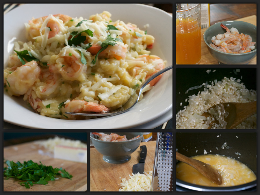 Asiago Shrimp Risotto - What the Forks for Dinner?