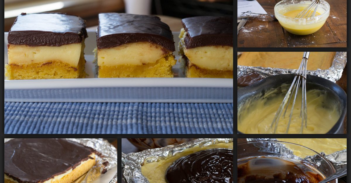 Boston Cream Bars - What the Forks for Dinner?