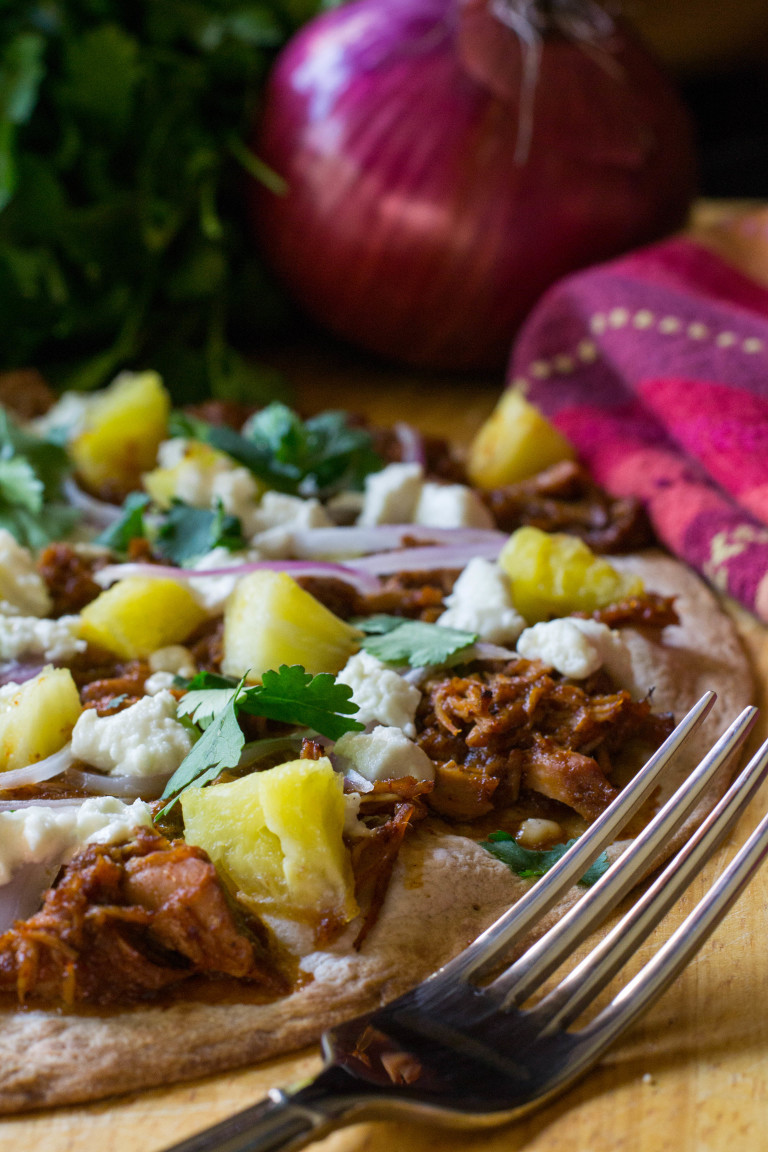 Al Pastor Pizza - What the Forks for Dinner?