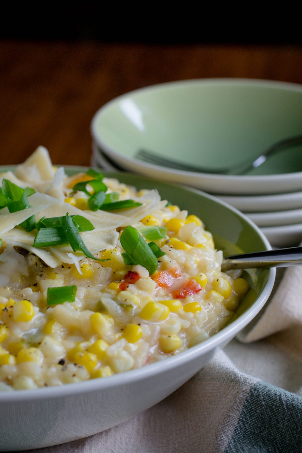 Creamy Sweet Corn Risotto - What the Forks for Dinner?