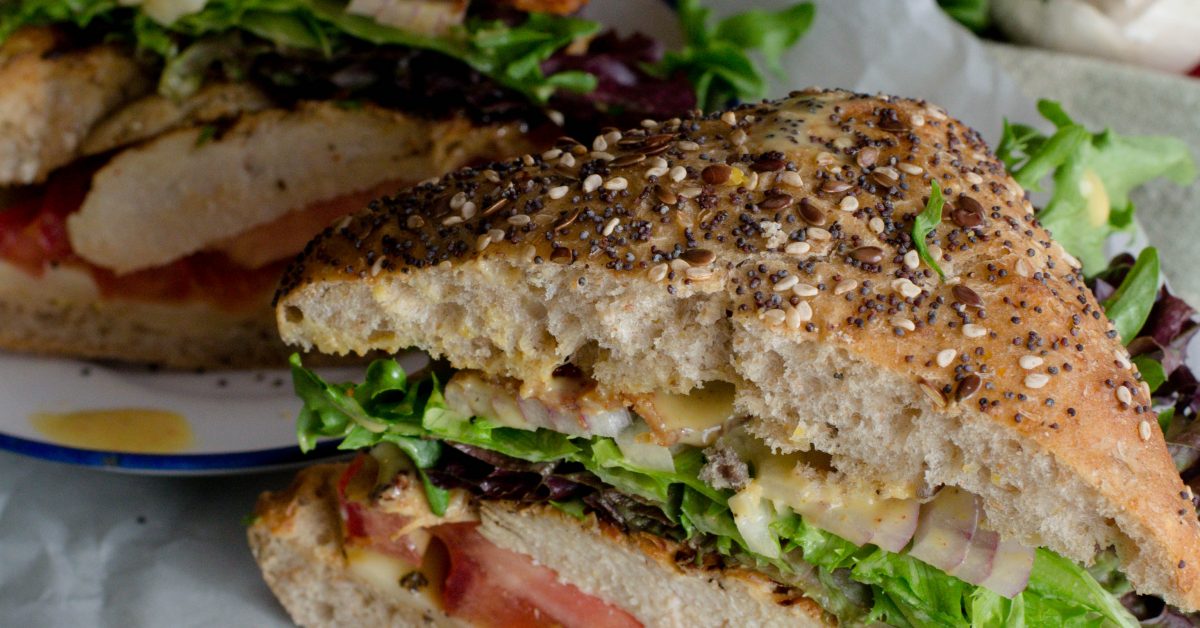 Mojo Grilled Chicken Club Sandwich - What the Forks for Dinner?