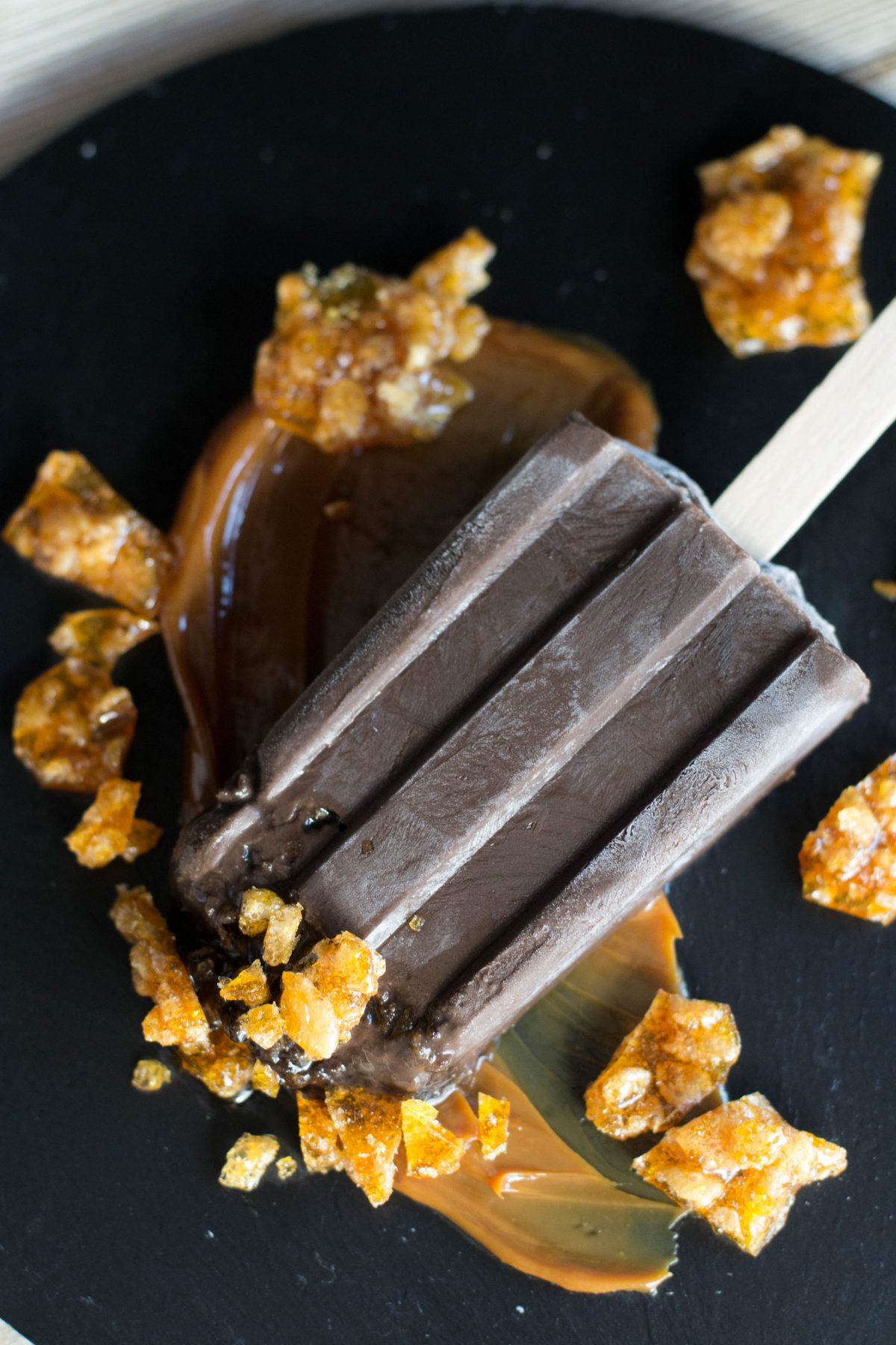 Caramel Fudgesicles - What the Forks for Dinner?