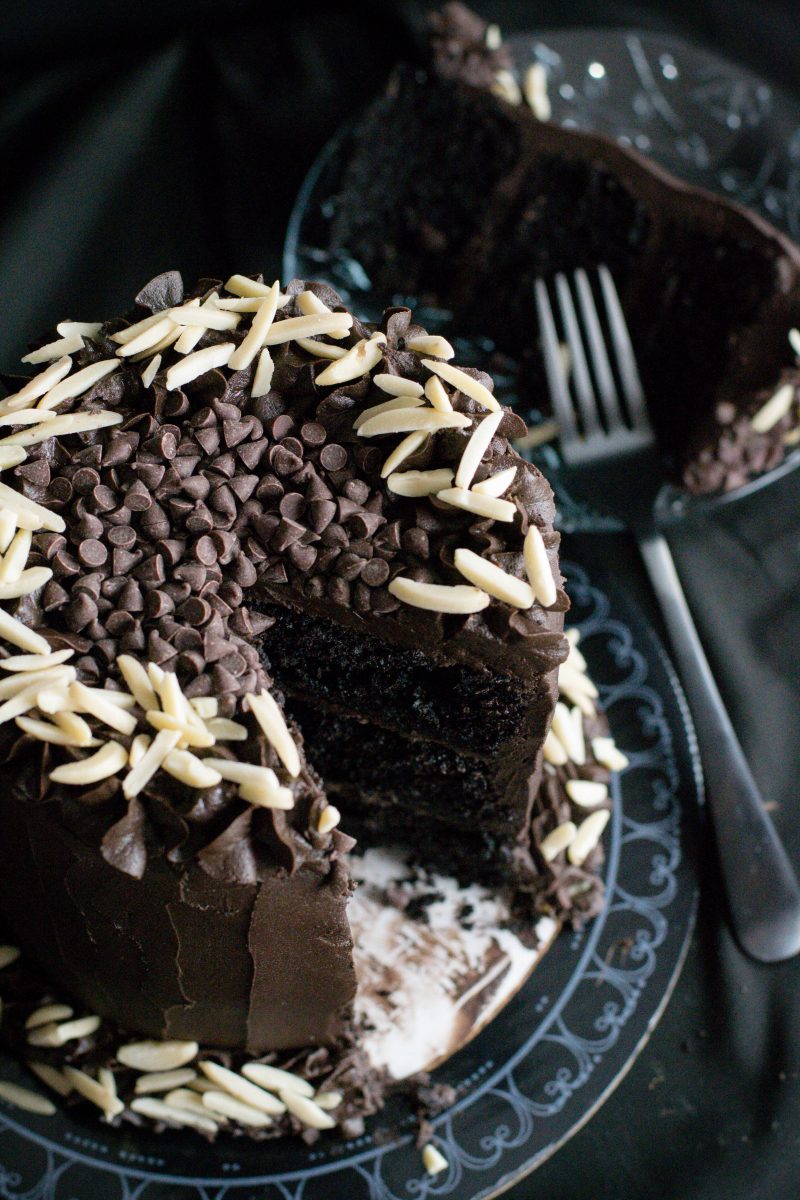 Best Ever Dark Chocolate Cake - What the Forks for Dinner?