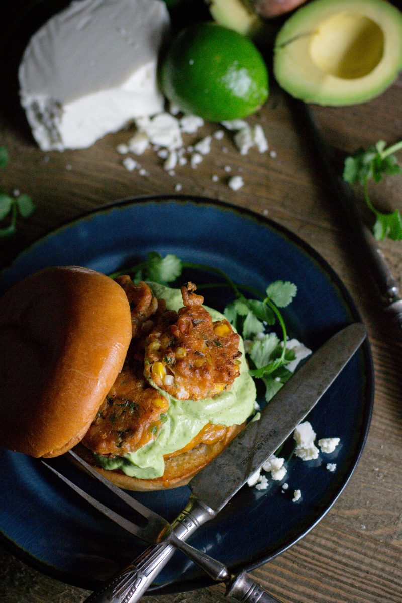 Chipotle Street Corn Burgers - What the Forks for Dinner?
