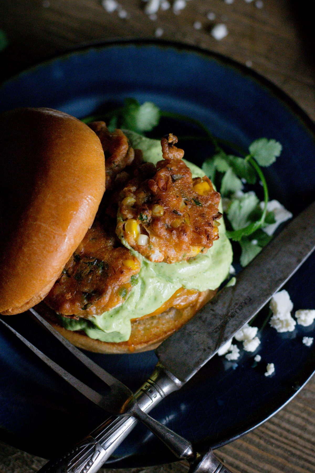 Chipotle Street Corn Burgers - What the Forks for Dinner?