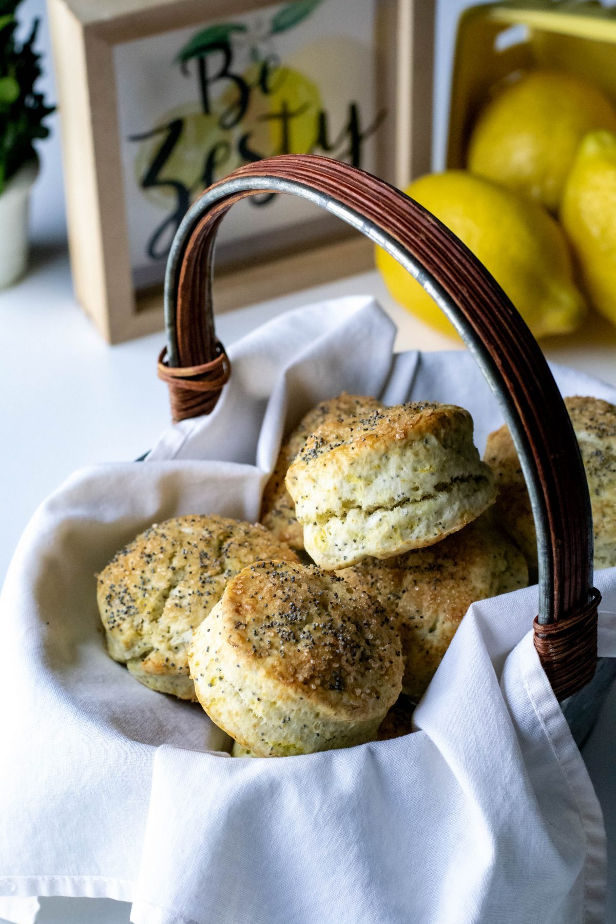 Lemon Poppyseed Biscuits - What the Forks for Dinner?