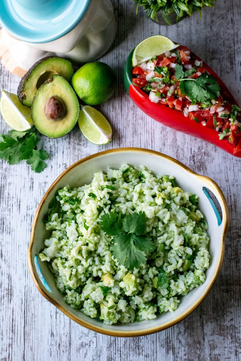 Quick Easy Avocado Rice - What the Forks for Dinner?