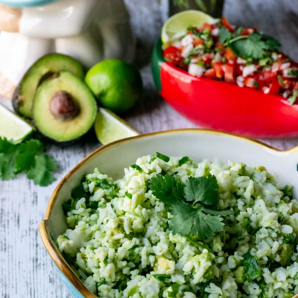 Quick Easy Avocado Rice - What the Forks for Dinner?