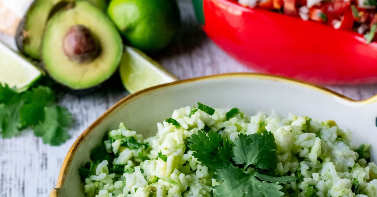 Quick Easy Avocado Rice - What the Forks for Dinner?