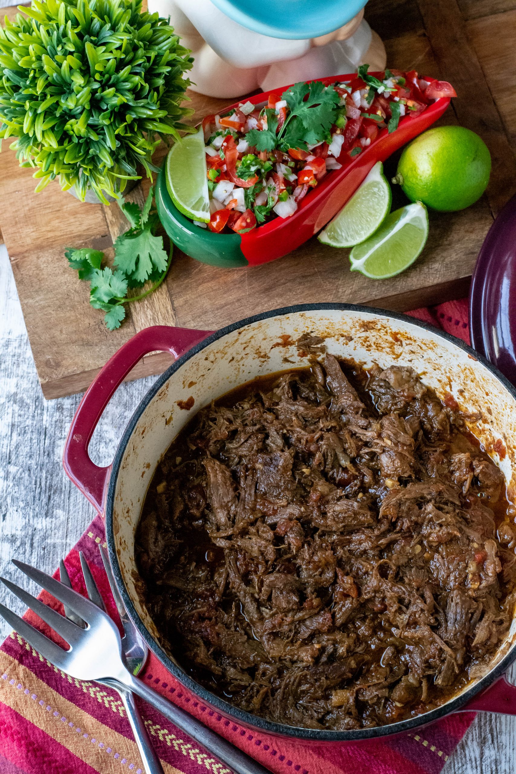 Shredded All-Purpose Mexican Beef - What the Forks for Dinner?